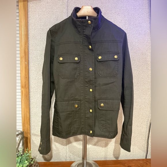J. Crew | Jackets & Coats | J Crew Relaxed Boyfriend Field Jacket ...
